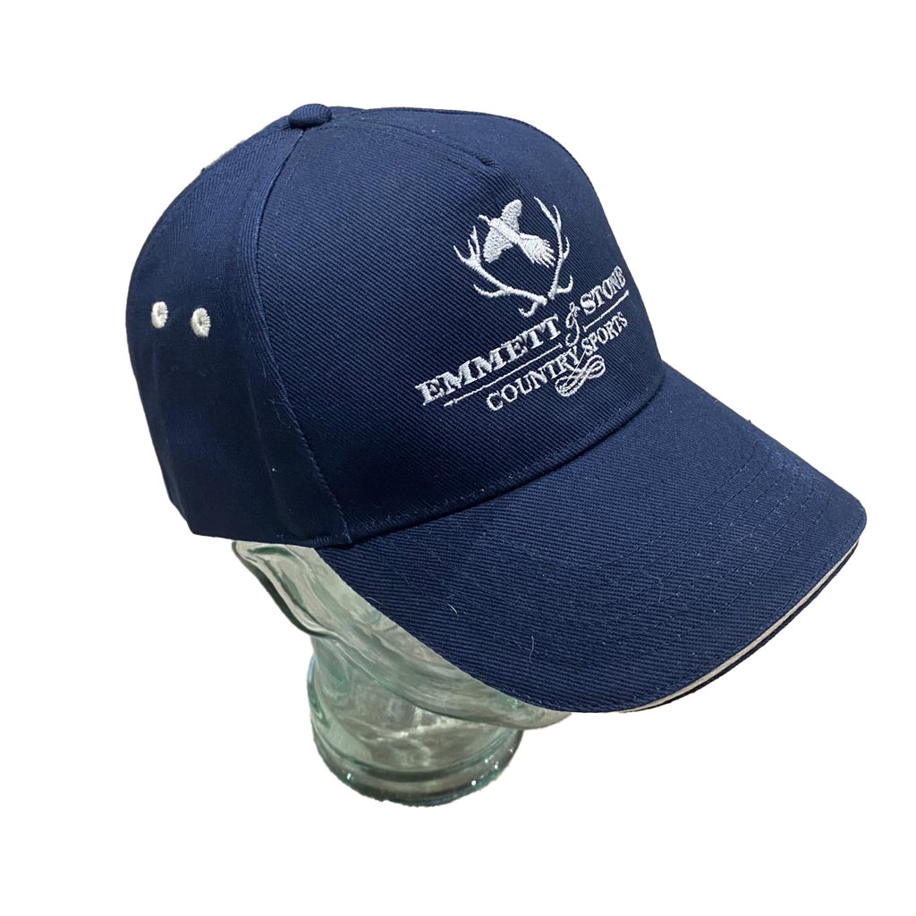 E&S NAVY CAP SILVER EMBROIDERY from Emmett & Stone Country Sports ...