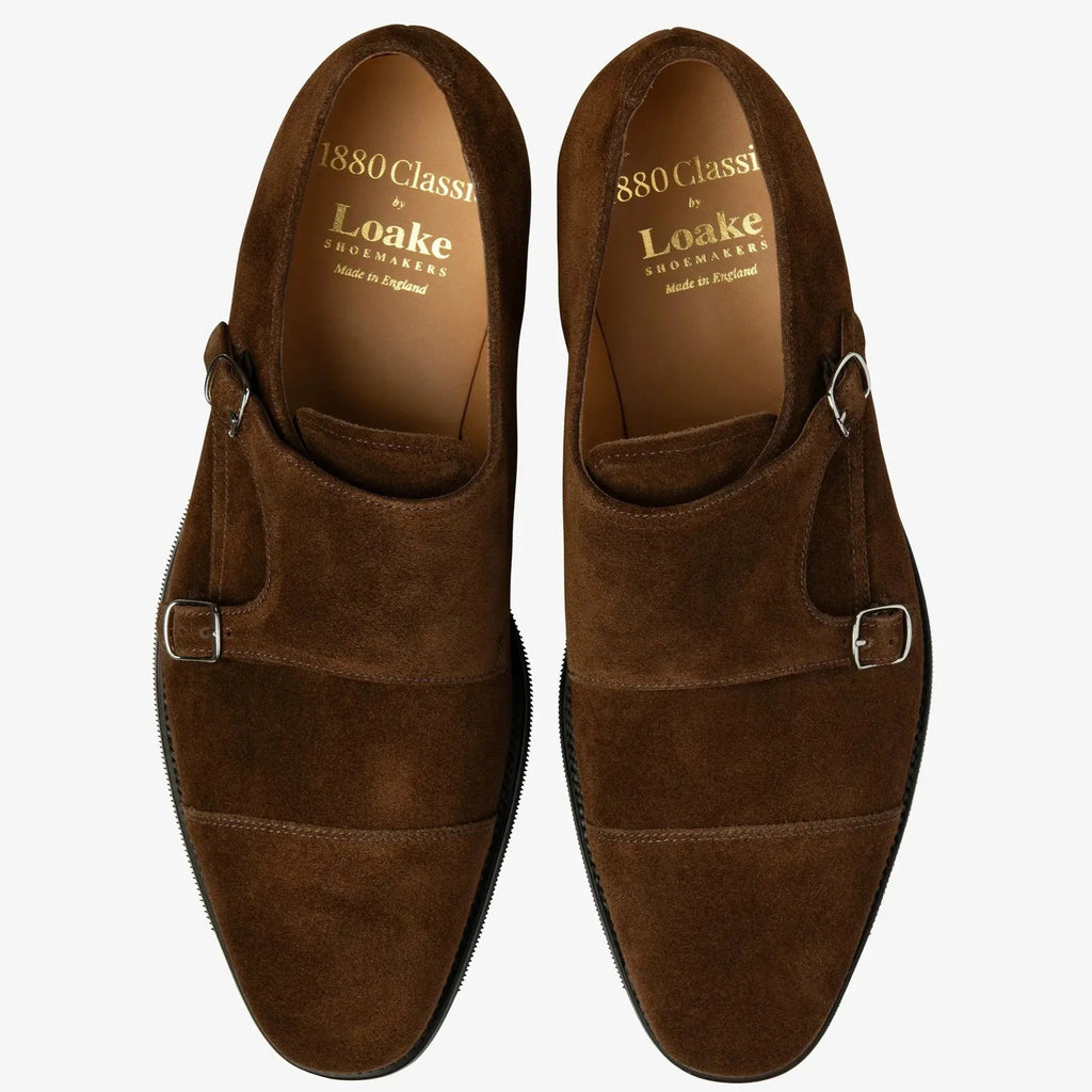 LOAKE CANNON DARK BROWN SUEDE-DARK BROWN from Emmett & Stone Country ...