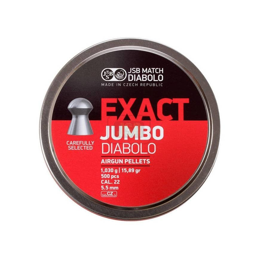 JSB Exact Jumbo Diabolo 22 Airgun Pellets from Emmett & Stone Country ...