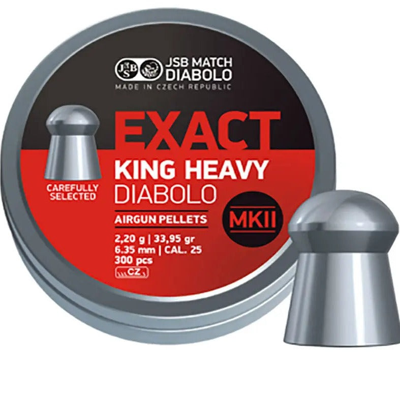 JSB .25 King Heavy MKII Pellets from Emmett & Stone Country Sports Ltd